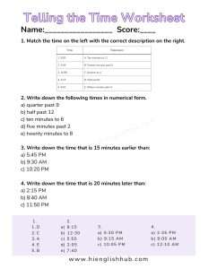 Tick Tock: How To Tell Time In English Like A Native (FREE Worksheets ...