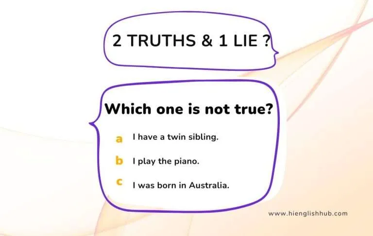 201+ Best Two Truths And A Lie Ideas (Free Worksheet & Instructions ...