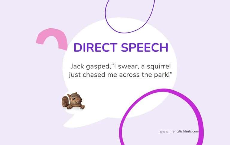 Direct Speech Definition And Examples (FREE Worksheet) - Hi English Hub